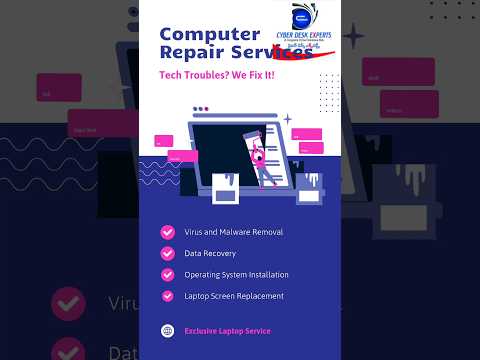 Computer and Laptop Repair service Best service in town Cyber desk experts Guntur #viralvideo