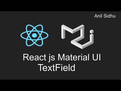 Reactjs material ui tutorial #10 Text field