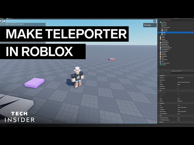 How to make a teleporter in Roblox