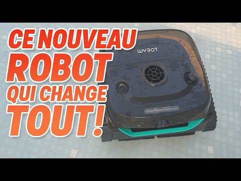 The AI ​​of the WYBOT C2V Pool Robot is tested