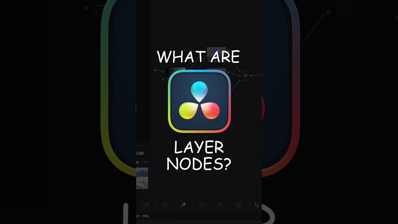 What are LAYER NODES in Davinci Resolve?🤝🧑‍💻 #davinciresolve