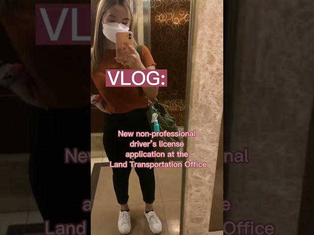 WATCH: Applying for a non-professional driver's license at the LTO