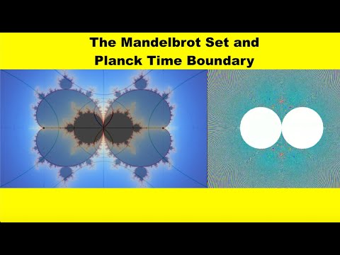 The Mandelbrot Set and Planck Time Boundary