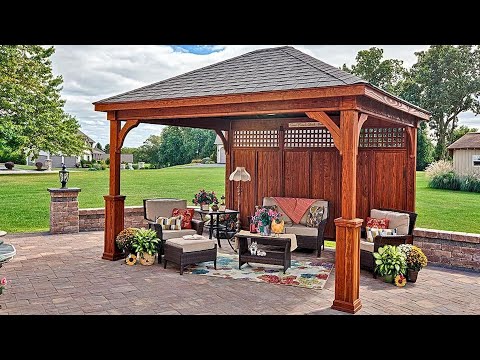 TOP! 100+ VERSATILE WOOD GAZEBO DESIGN IDEAS | WOOD GAZEBO BUILD GUIDE FOR PERFECT RELAX SPOT