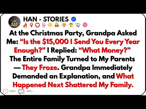 My Parents STOLE $45,000 From Me for My Brother — Grandpa's Christmas Question Exposed Everything