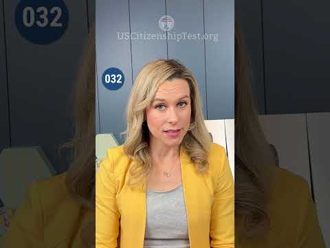 Official USCIS 100 Civics Question 32 | US Citizenship Test 2008 civics #n400 #uscitizenshiptest
