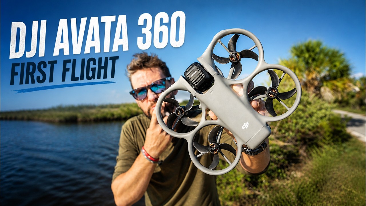 DJI Avata 360 First Flight!  Better than I thought