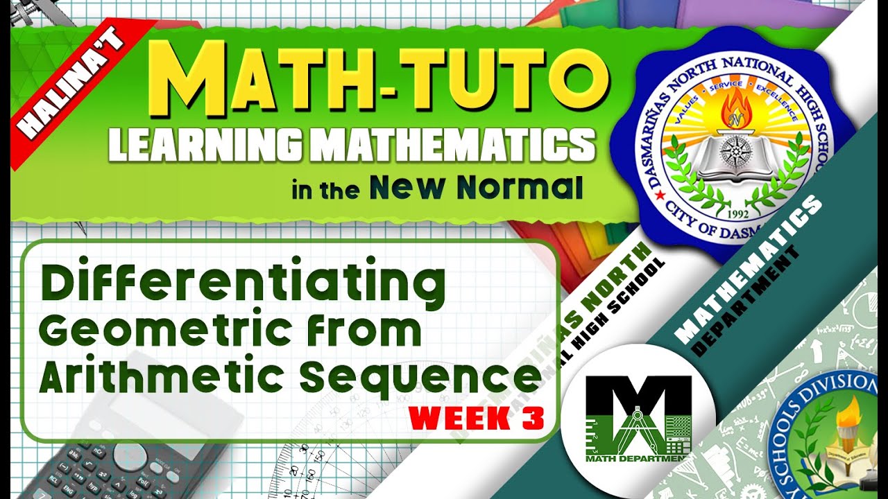 Differentiating Geometric from Arithmetic Sequence W3