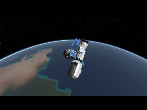 Making space station in Simplerockets 2 part 1