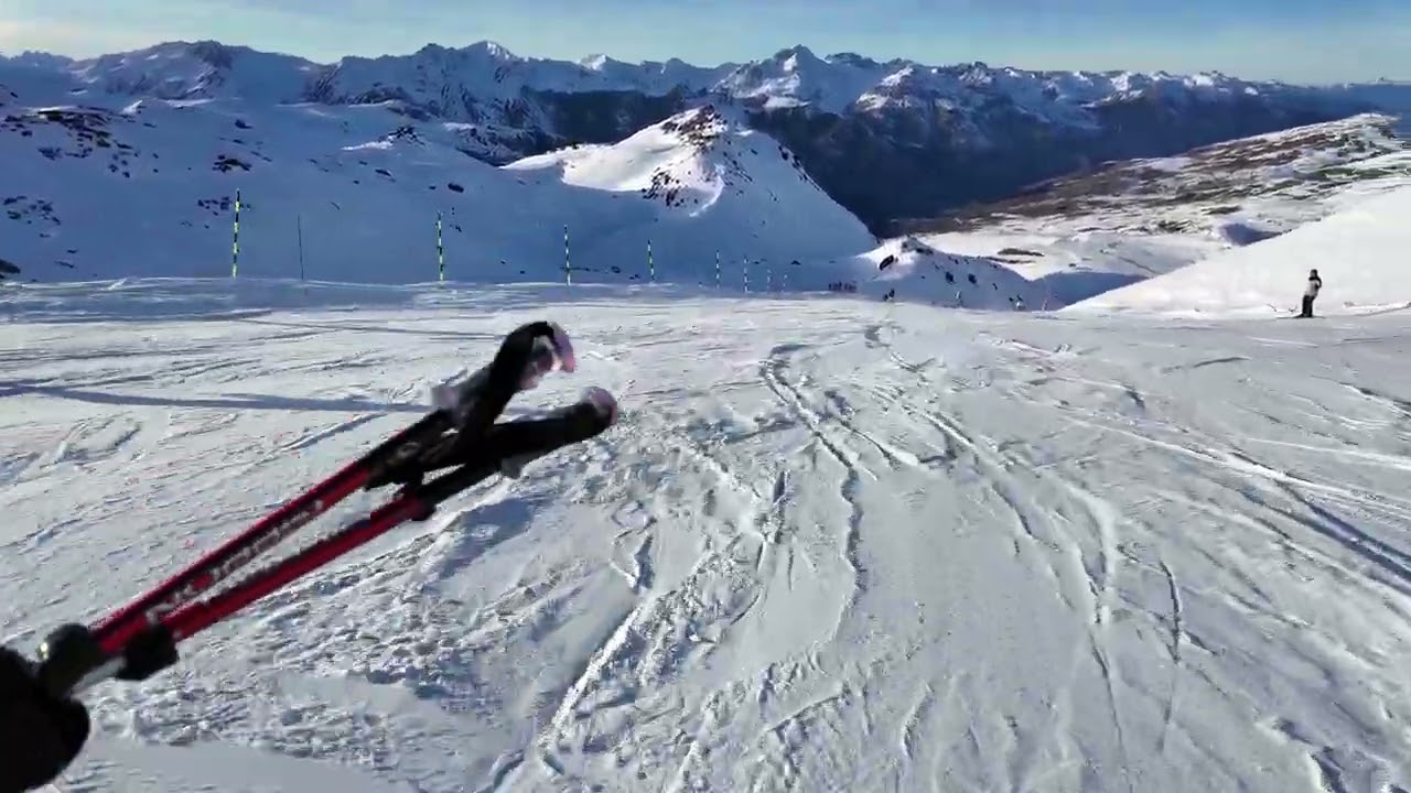 Skiing Les Menuires, Granges Chairlift 1Jan,2026