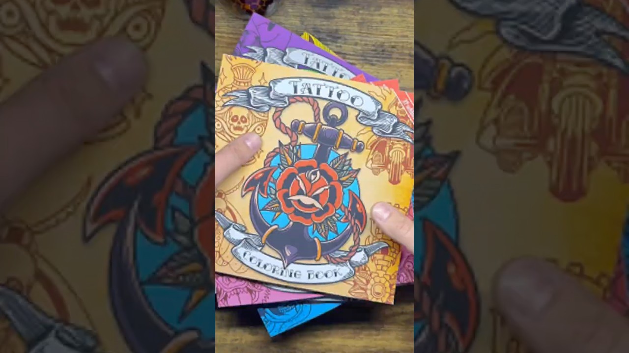 The Tattoo Coloring Book Full Series
