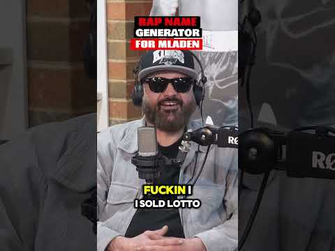 Using a rap name generator for Mladen π