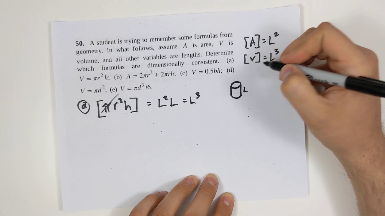 Dimensional Analysis - Physics with no numbers?! That's right!