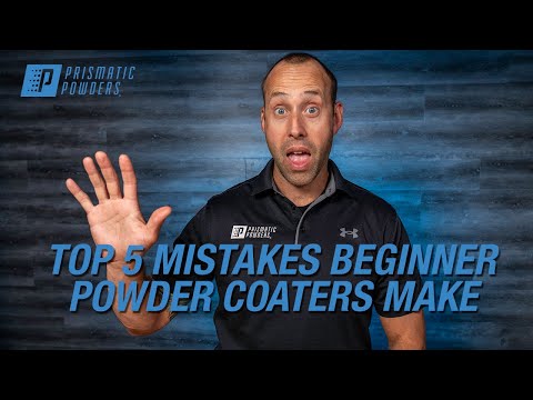 Top 5 Mistakes Beginner Powder Coaters Make | Prismatic Powders®