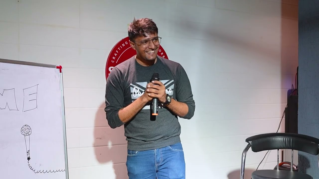 Open Mic stand-up comedy at Spotlight The Media Institute Ahmedabad