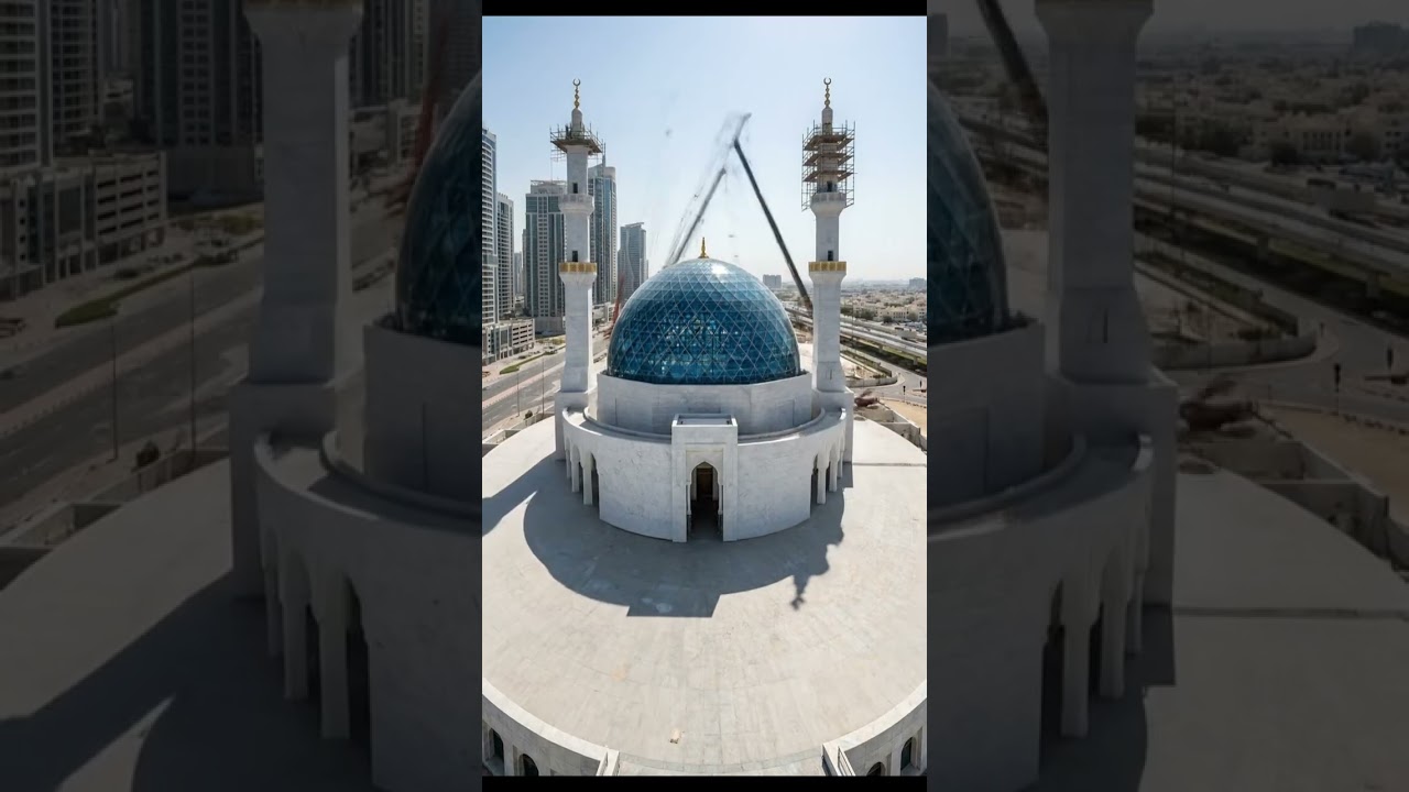 “Future Islamic Architecture 🕌 | Stunning AI Generated Mosque Design | Beautiful Modern Masjid”