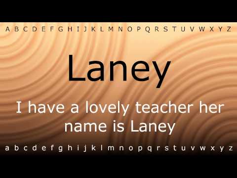 How to pronounce 'Laney' with Zira.mp4