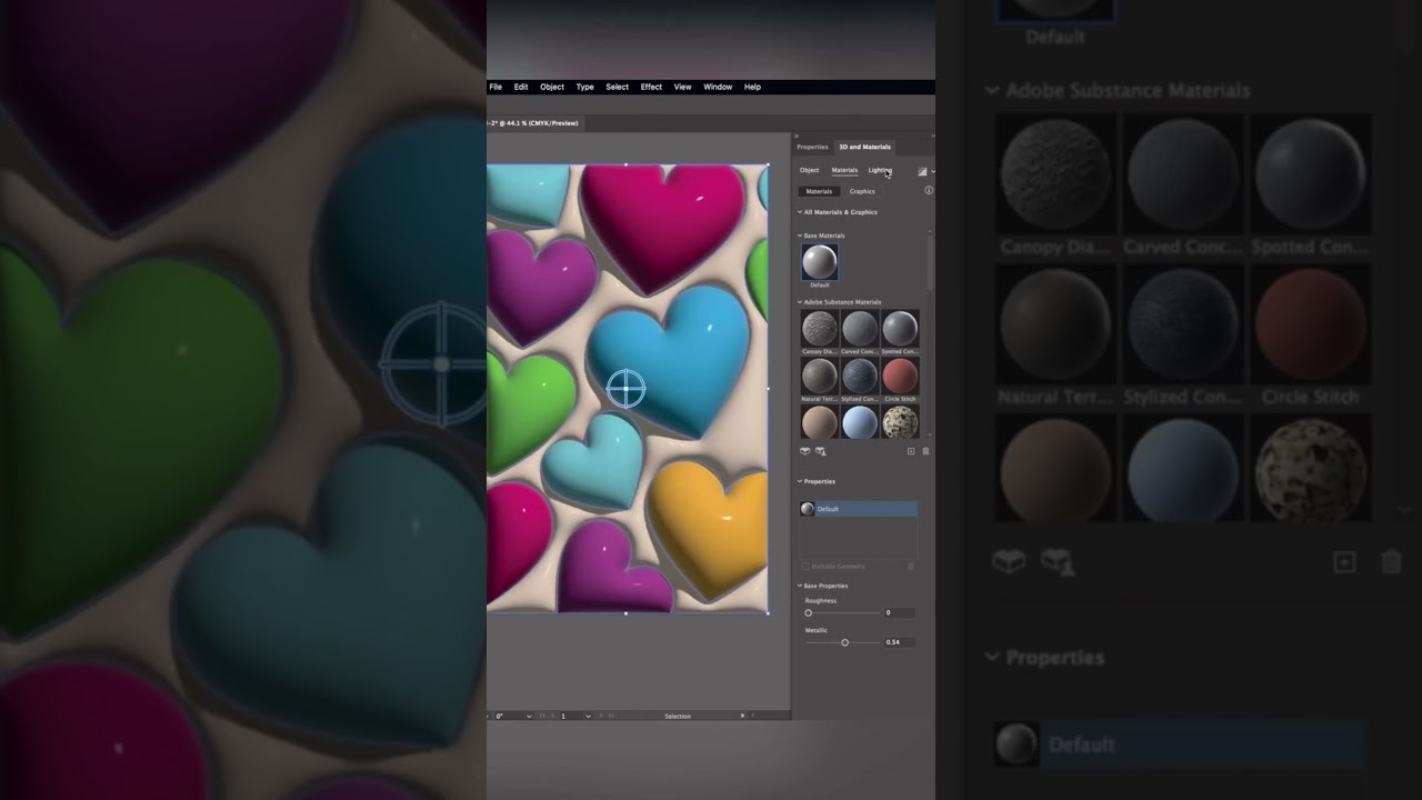 How to Make 3D Hearts in Adobe Illustrator