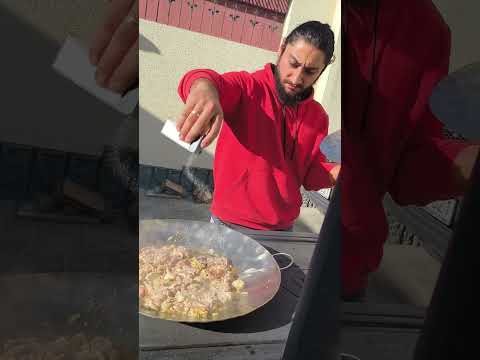 Brain fried with eggs. Full of protein.