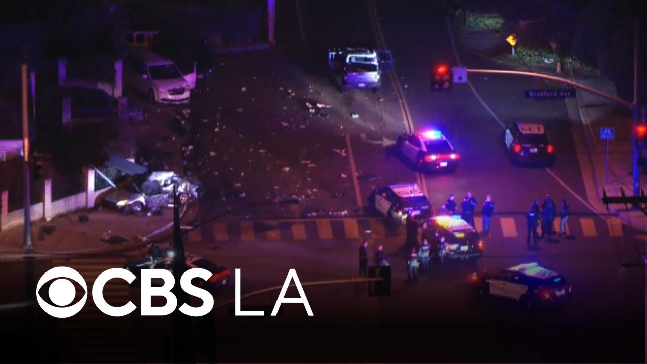 Deadly crash ends police pursuit through Orange County