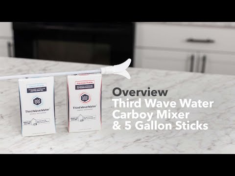Video Overview | Third Wave Water Carboy Mixer & 5 Gallon Sticks