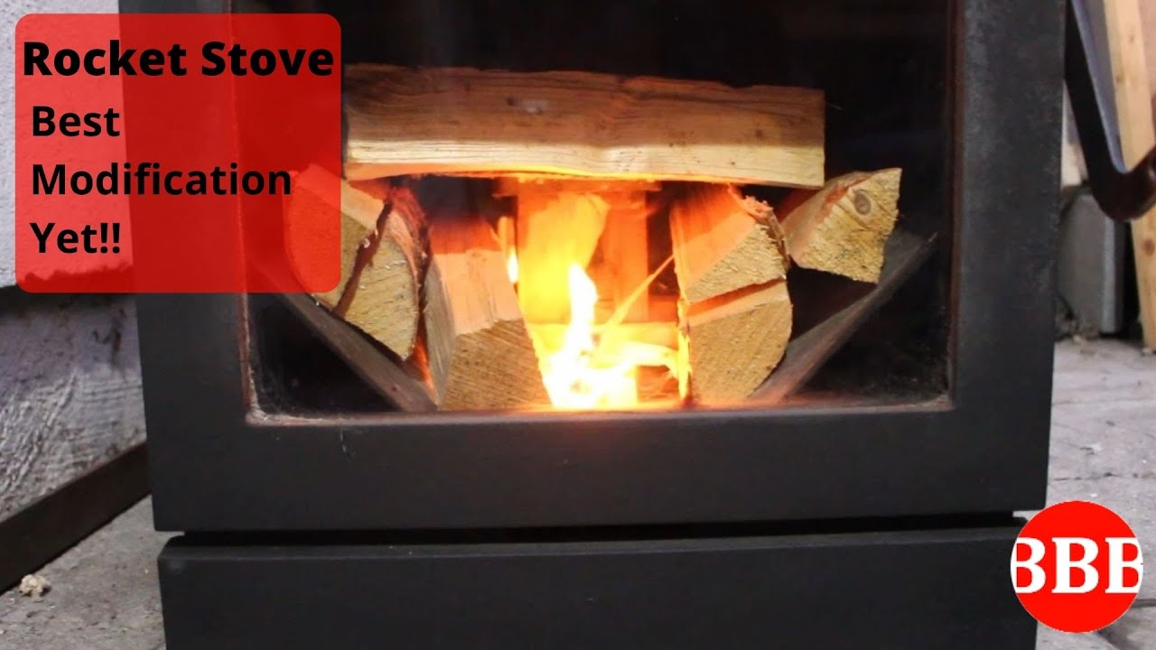 Rocket Stove Best Mod Yet!!