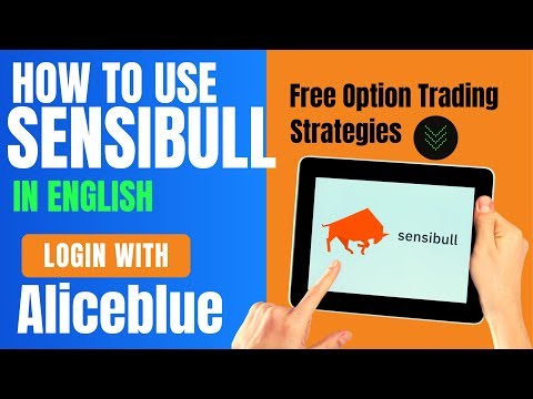 How to use Sensibull for Options Trading with Alice Blue - English