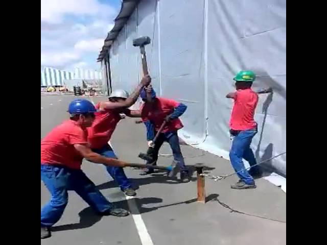 How to Drive a Stake - The Awesomer