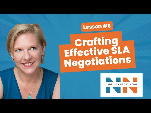 Crafting Effective SLA Negotiations
