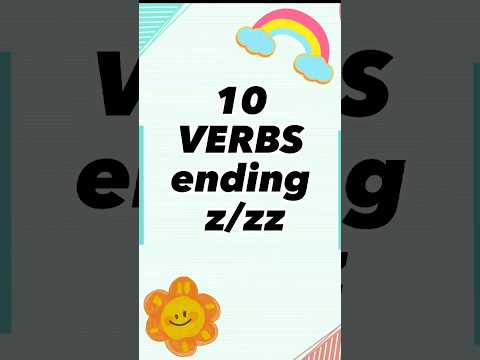 Verbs ending z/zz @LikeTeamEnglish @sanreetienglishacademy @EnglishConnectionByKanchan