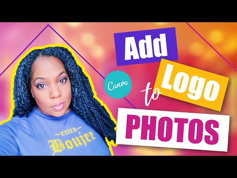 Watermark - How to add Your Logo Overlay To Images✨ Canva Tutorial ✨ Hack for Multiple Photos
