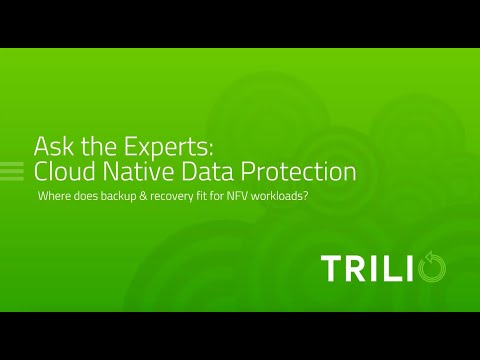 Where does backup & recovery fit for NFV workloads?