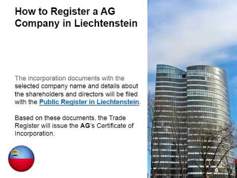 Set Up a AG in Liechtenstein