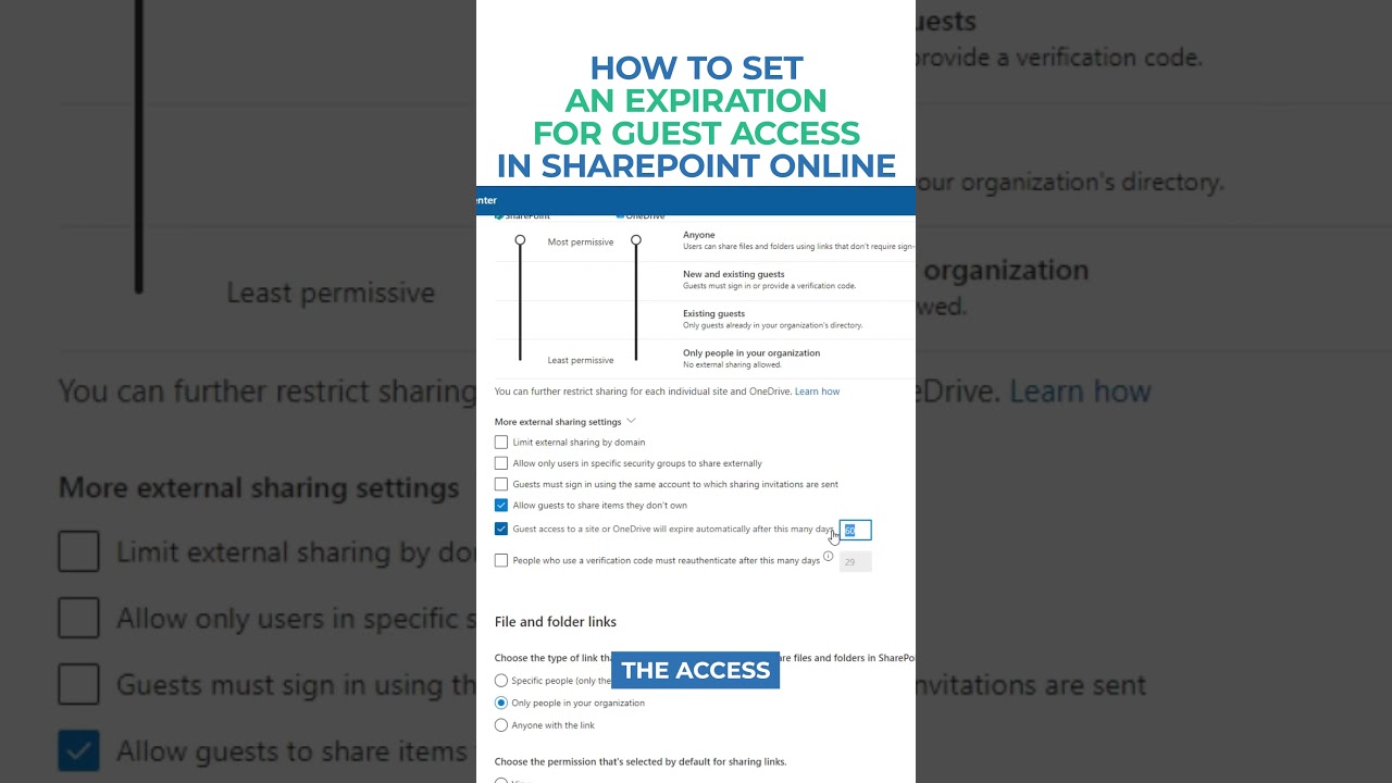 Set Expiry for SharePoint Online Guest Access Easily