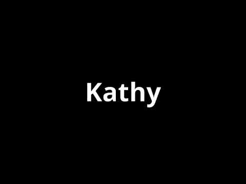 what is the meaning of Kathy.
