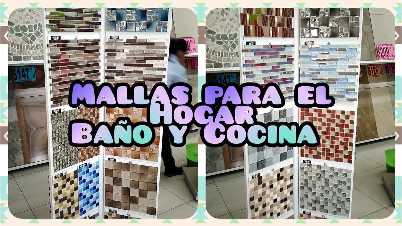 Decoración para el hogar/Mallas para baño y cocinas.