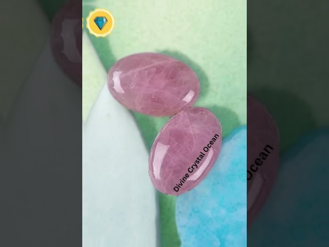Palm Stone - Rose Quartz Warry Stone Wholesaler from Khambhat