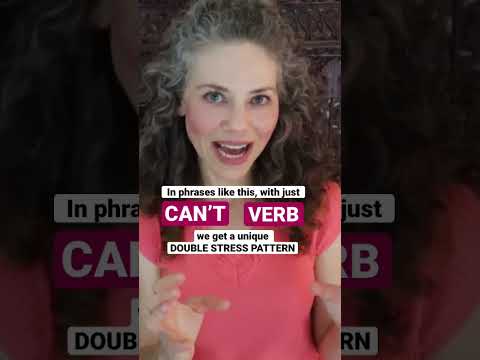How my ear knows INSTANTLY that I’m hearing a sentence with CAN’T (not CAN)
