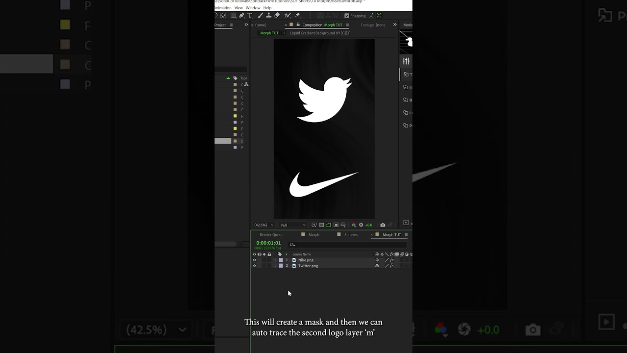 Morph Shapes & Logos to Any Object in After Effects