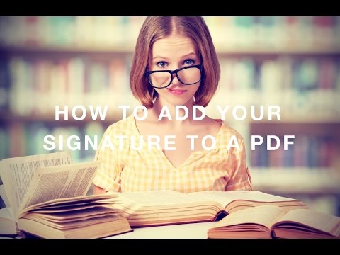 Mac Tips: How to Create and Add a Signature to a PDF