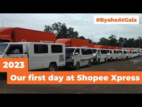 Our first day at Shopee Xpress New Year 2023 / First Mile Linehaul/ Biyaheng Spx