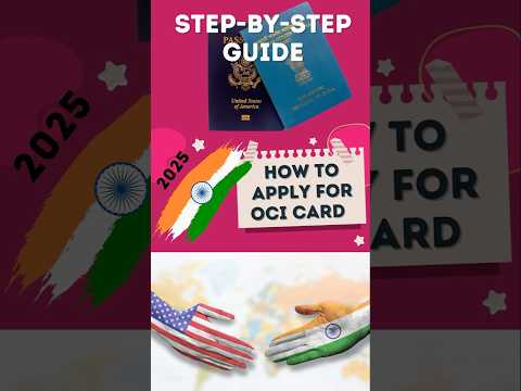 How to Apply for OCI Card – Step-by-Step Guide #oci #ocicard #india #shorts #short