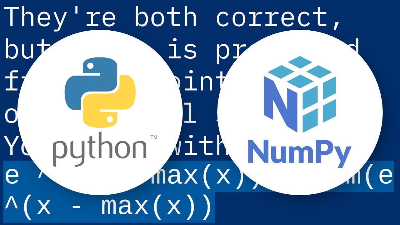 How to implement the Softmax function in Python