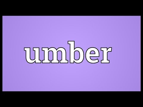 Umber Meaning