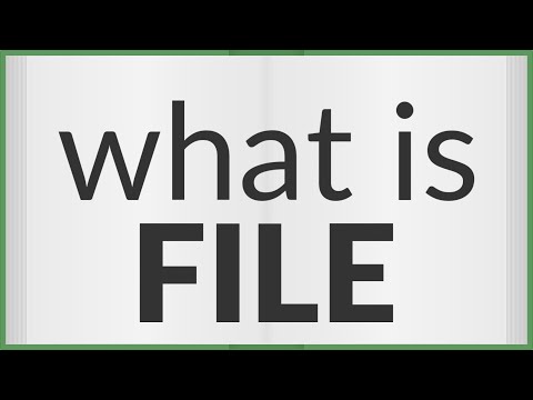 File | meaning of File