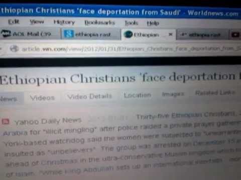 Christian Ethiopians Abused & Persecuted in Saudi Arabia by Mad Mohammadans - EWC News