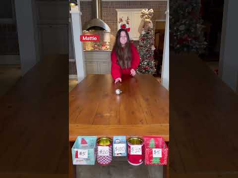 Christmas Money Ball!! #holidaygames