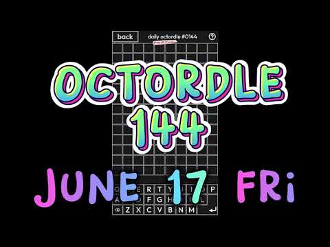 Octordle 144 June 17 Friday | Starting Word CREAM