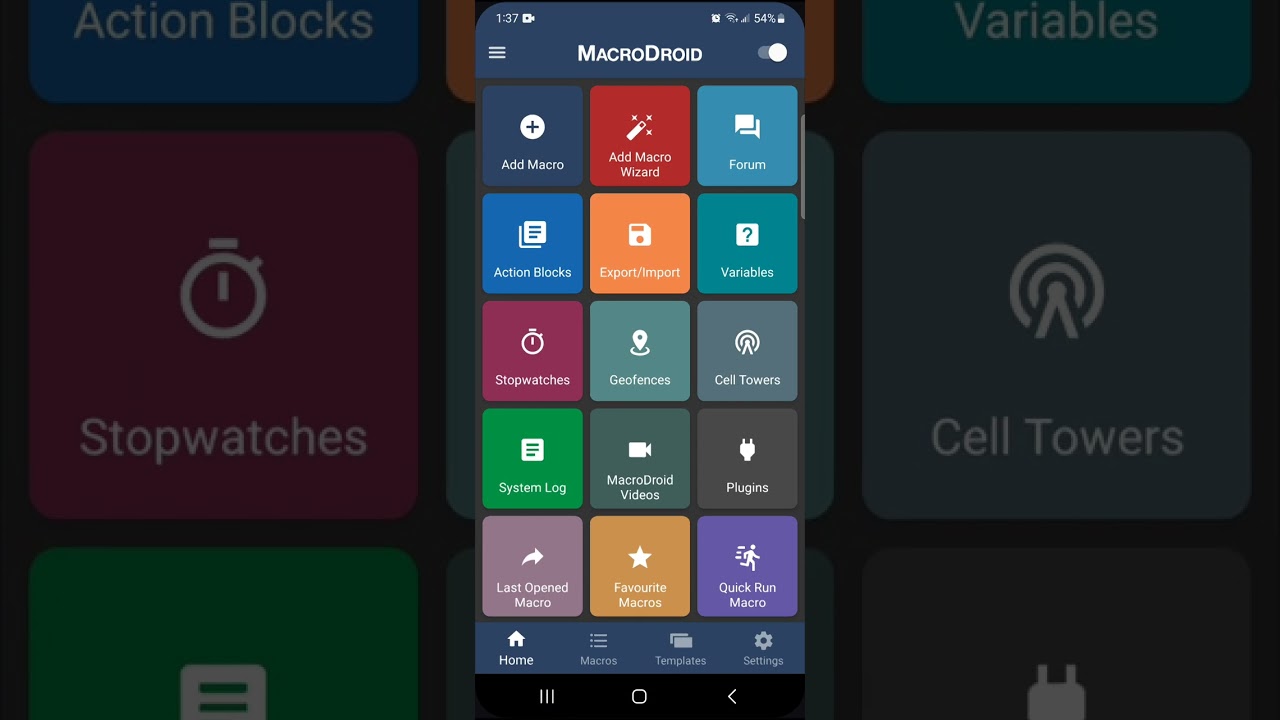 How to use Macrodroid (4) - Widget buttons and QuickTile buttons
