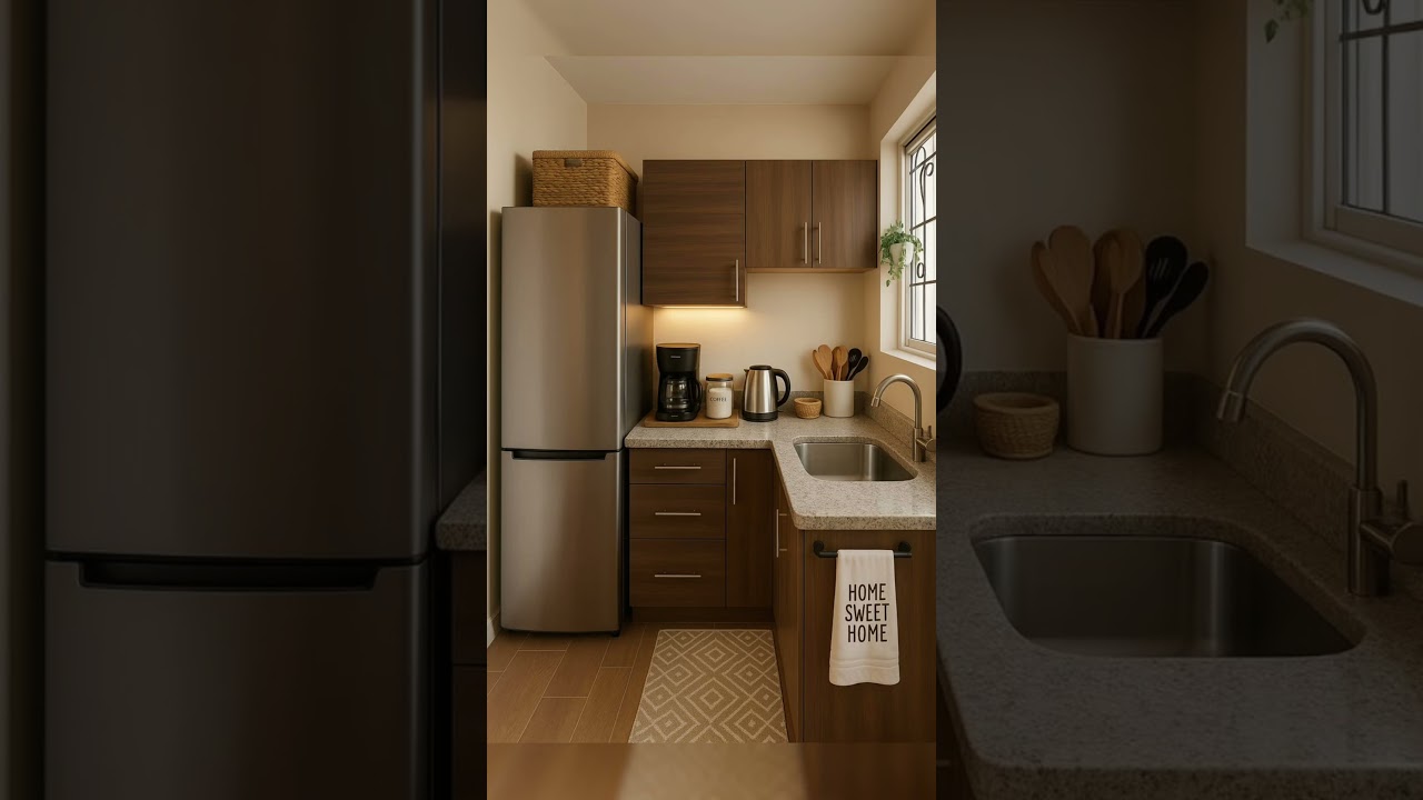 SMALL KITCHEN DESIGN IDEAS 💡 KITCHEN ON A BUDGET ll2025 #kitchen #ideas #decoration #kitchengadgets